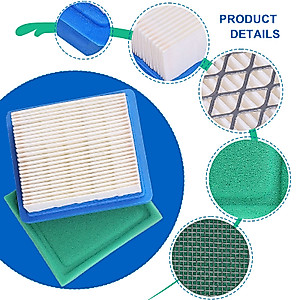 Yerbay 36046 740061pre filter and Air Filter for Tecumseh OH95 OHH45 OHH50 VLV50 VLV55 VLV60 VLV66 VLV126