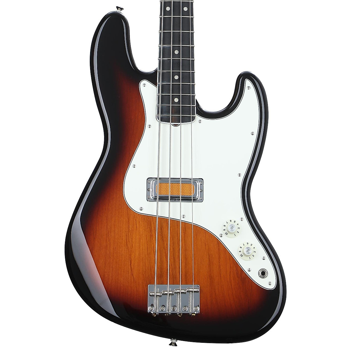 Fender Gold Foil Jazz Bass, 2-Color Sunburst, Ebony Fingerboard