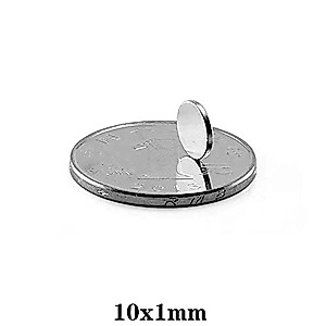 100PCS 10x1mm Thin Strong Neodymium Magnet 10mmX1mm Permanent Magnet disc 10x1mm Powerful Magnetic Round Magnet 10*1 mm