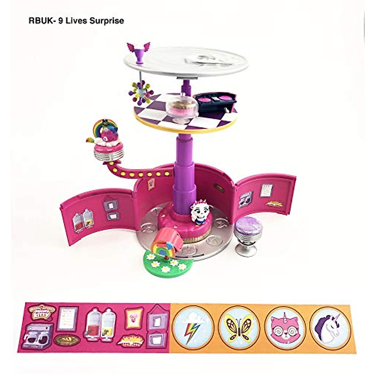 Rainbow Butterfly Unicorn Kitty 9 Lives Surprise. Styles May Vary from Shown, Multi Colered