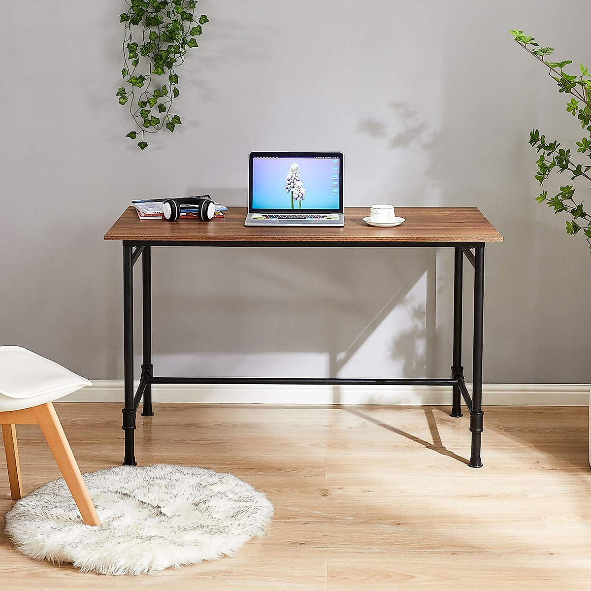 Computer Desk, Sturdy Office Desk, Modern Simple Study Desk, Writing Computer Desk, Home Office Desks, Rustic Computer Table, Home Office Industrial Style Laptop Table, Work Desk, Notebook Desk