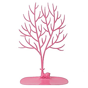 SOFEA Jewelry Necklace Ring Earring Tree Deer Stand Display Organizer Holder Show Rack