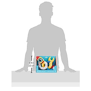 Manhattan Toy Space Themed Rocket Soft Baby Travel Spiral with Baby-Safe Mirror, Elastic Pull Cord & Rattle Chime