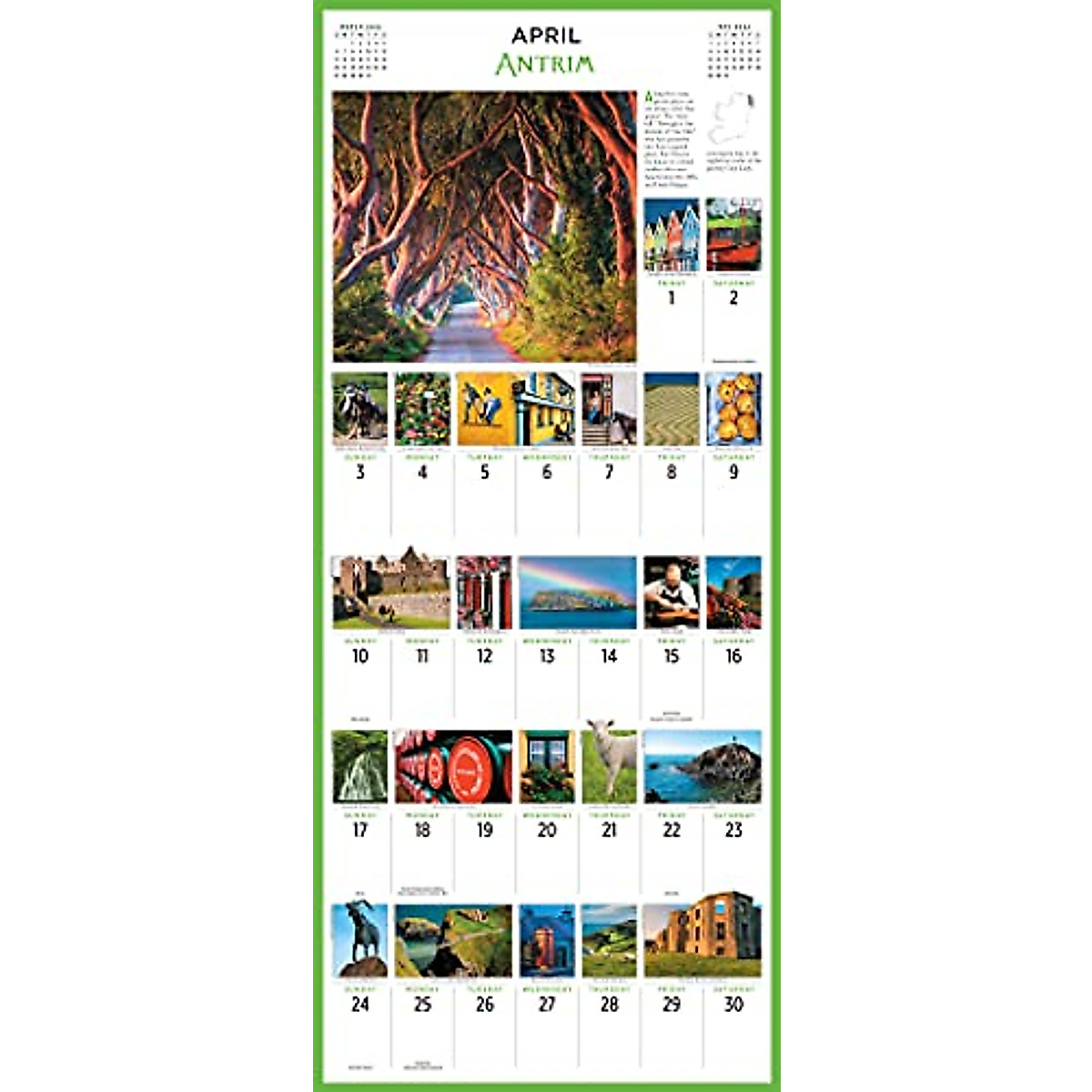 365 Days in Ireland Picture-A-Day Wall Calendar 2022: A Tour of Ireland by Photograph that Lasts a Year