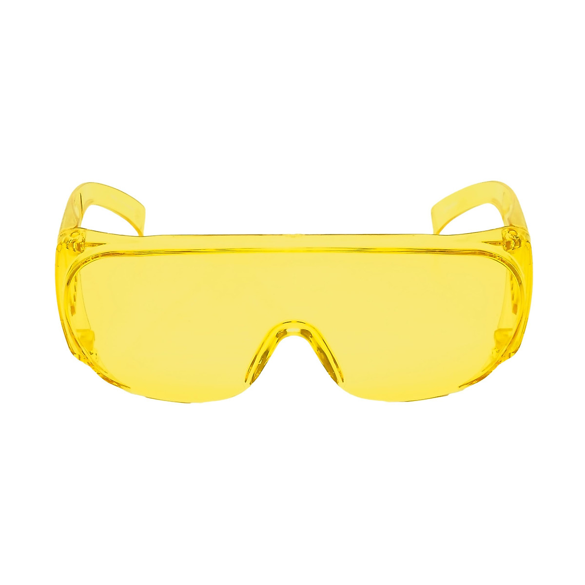 Calabria 1003 Fit Over Safety Glasses Fitover Prescription Eyewear Yellow Men Women Large Wraparound Tinted Anti Fog Scratch