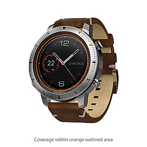 BoxWave Screen Protector Compatible With Garmin Fenix Chronos - ClearTouch Anti-Glare (2-Pack), Anti-Fingerprint Matte Film Skin for Garmin Fenix Chronos