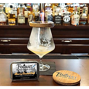 Foghat Culinary Smoking Fuel | Infuse Wine, Whiskey, Cheese, Meats, BBQ, Salt |Wood Smoking Chips for Portable Smoker, Smoking Gun, Glass Cloche or Foghat Cocktail Smoker (Sherry Toasted Oak Flavored)