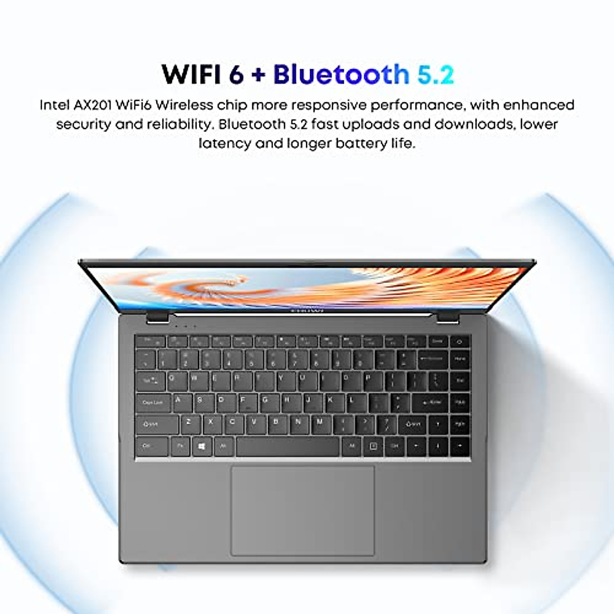 CHUWI Upgraded GemiBook XPro Intel N100 Laptop, 14.1'' Windows 11 Laptop Computer 8GB RAM 256GB SSD, 12th Gen Intel Alder Lake N100 (Up to 3.4GHz), 1920X1080 FHD Display, HDMI/WiFi 6/BT5.2/Webcam/38WH