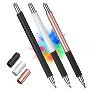 Stylus Pens for Touch Screens(3 Pcs), High Precision and Sensitivity Universal Capacitive iPad Pen Compatible with Apple/iPhone/iPad/Android/Microsoft Tablets and All Capacitive Touch Screens …