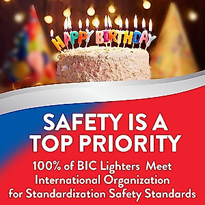 BIC Classic Lighters, Pocket Lighter Style, Fashion Assorted Colors, 50 Count Tray Disposable Lighters