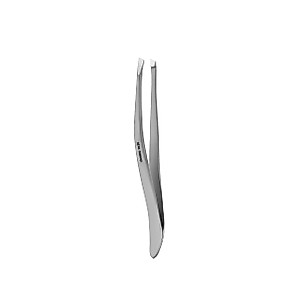 STALEKS Classic Eyebrow Tweezers 13 Type 3 - Slanted tweezers for Eyebrow and Ingrown Hair Removal – Perfect Tweezers for Women and Tweezers for Men - Stainless Steel Ingrown Hair Tweezers