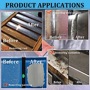 6 PCS Strip Discs Stripping Wheel for Angle Grinder, 4" x 5/8" Premium Silicone Carbide Strip Disc for Angle Grinder Clean and Remove Paint Coating Rust Welds Scaling Oxidation (100mm)