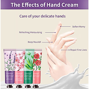 18 Pack Hand Cream Gift Set Bulk Small Hand Lotion for Dry Cracked Hands,Moisturizing Lotion Gift Set With Shea Butter For Women,Mini Travel Size Lotion Bulk Gift For Women Wife Girlfriend Mother