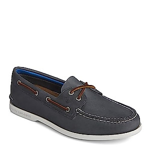 Sperry Men's Authentic Original Plushwave Boat Shoe, Navy, 10.5 M US