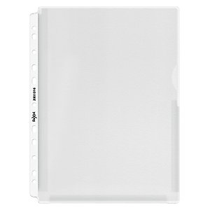 Rexel Nyrex Heavy Duty A4 Plastic Punched Pocket Wallets Side Opening, Pack of 5