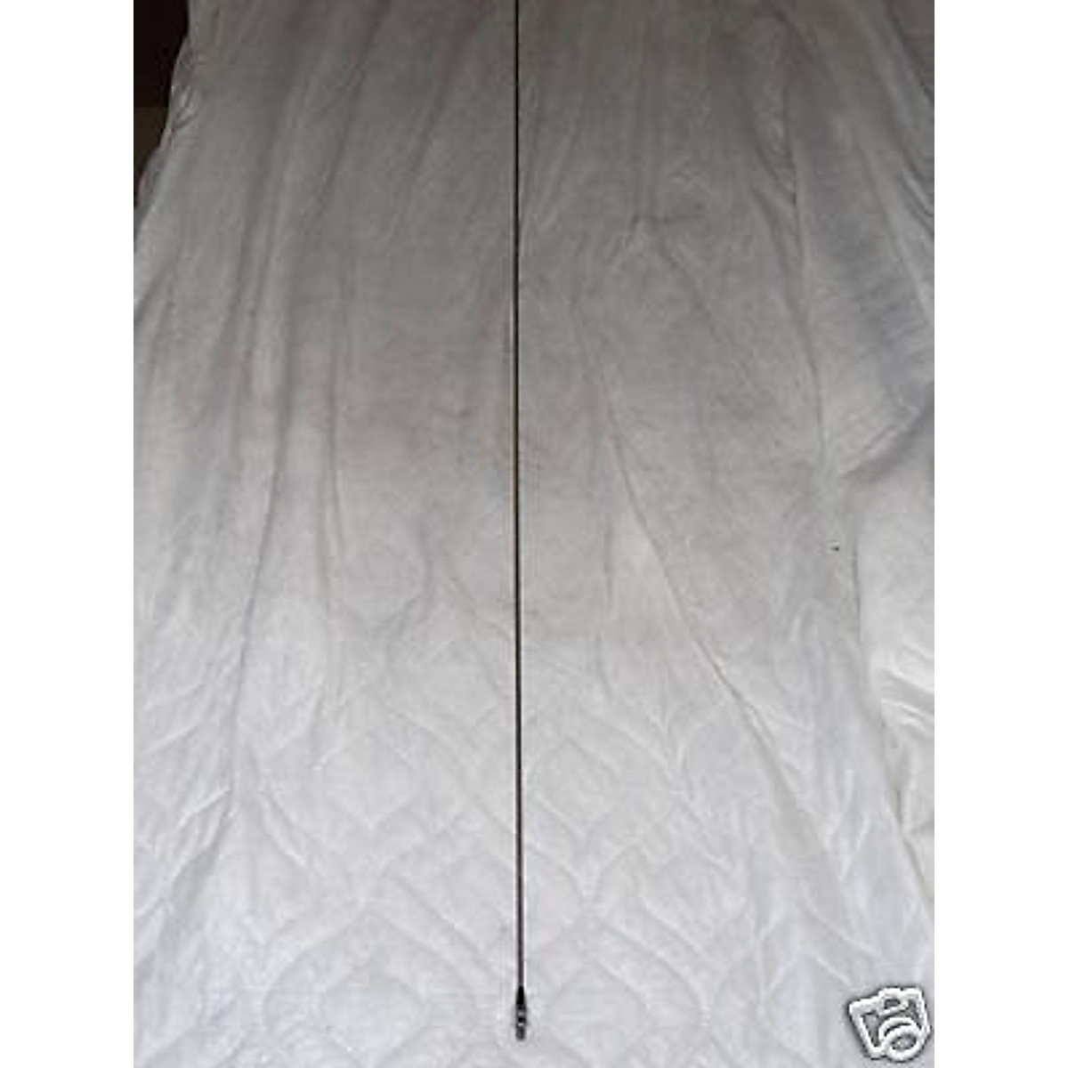 Hustler Redman CB 102 Inch CB Ham Radio Antenna Stain Steel Power Whip with Stud Mount