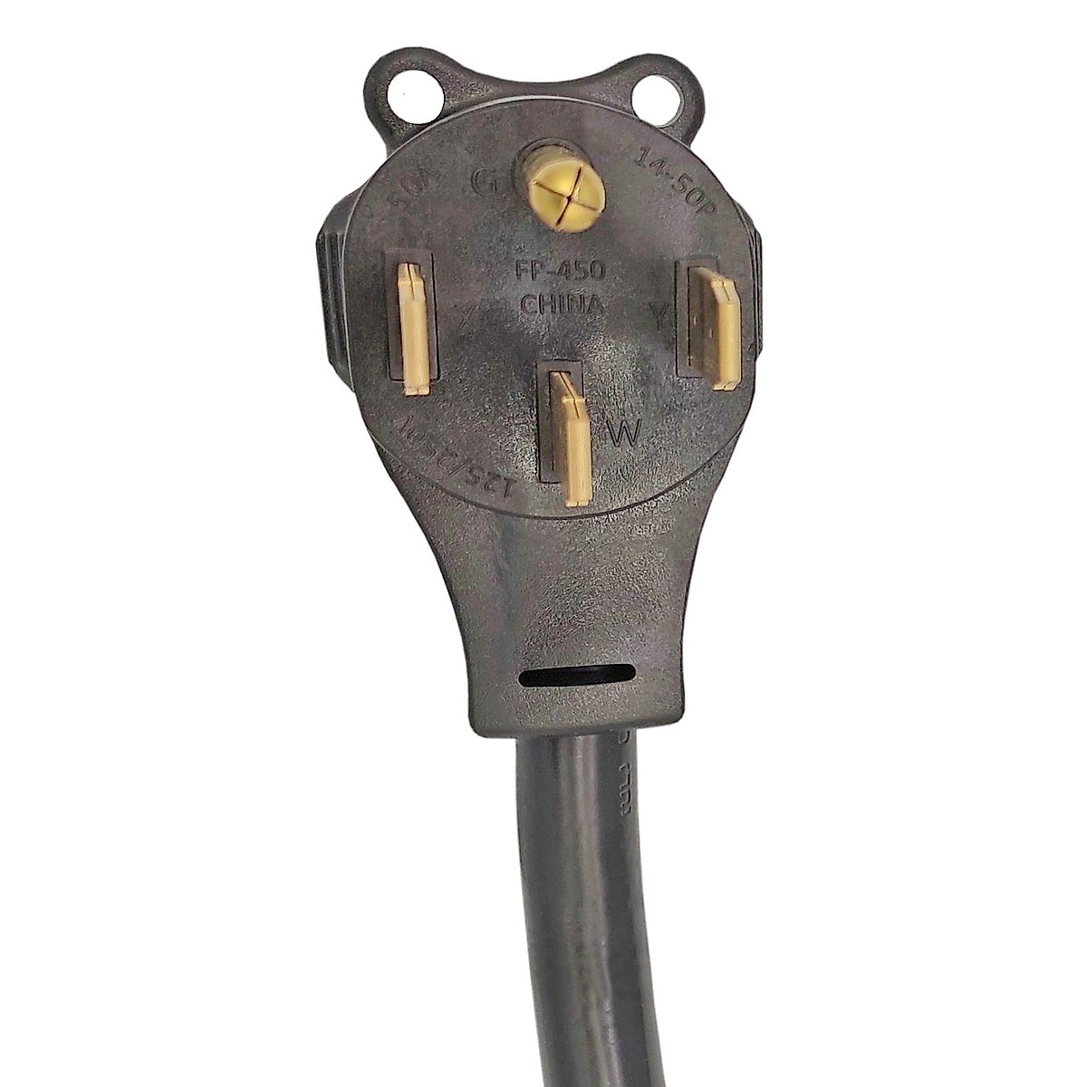 Fullsky FC-145631 RV Power Adapter Welding 30A Adapter Cord 14-50 Plug 4-Prong to 6-30 Receptacle 30A 250V