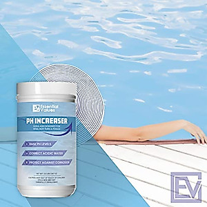 PH Increaser for Hot Tub Swimming Pools & Spa (2 LBS) - Soda Ash Powder to Get Level of Your PH Up - Fight Corrosion, Correct Acidic Water Safely, Made in USA