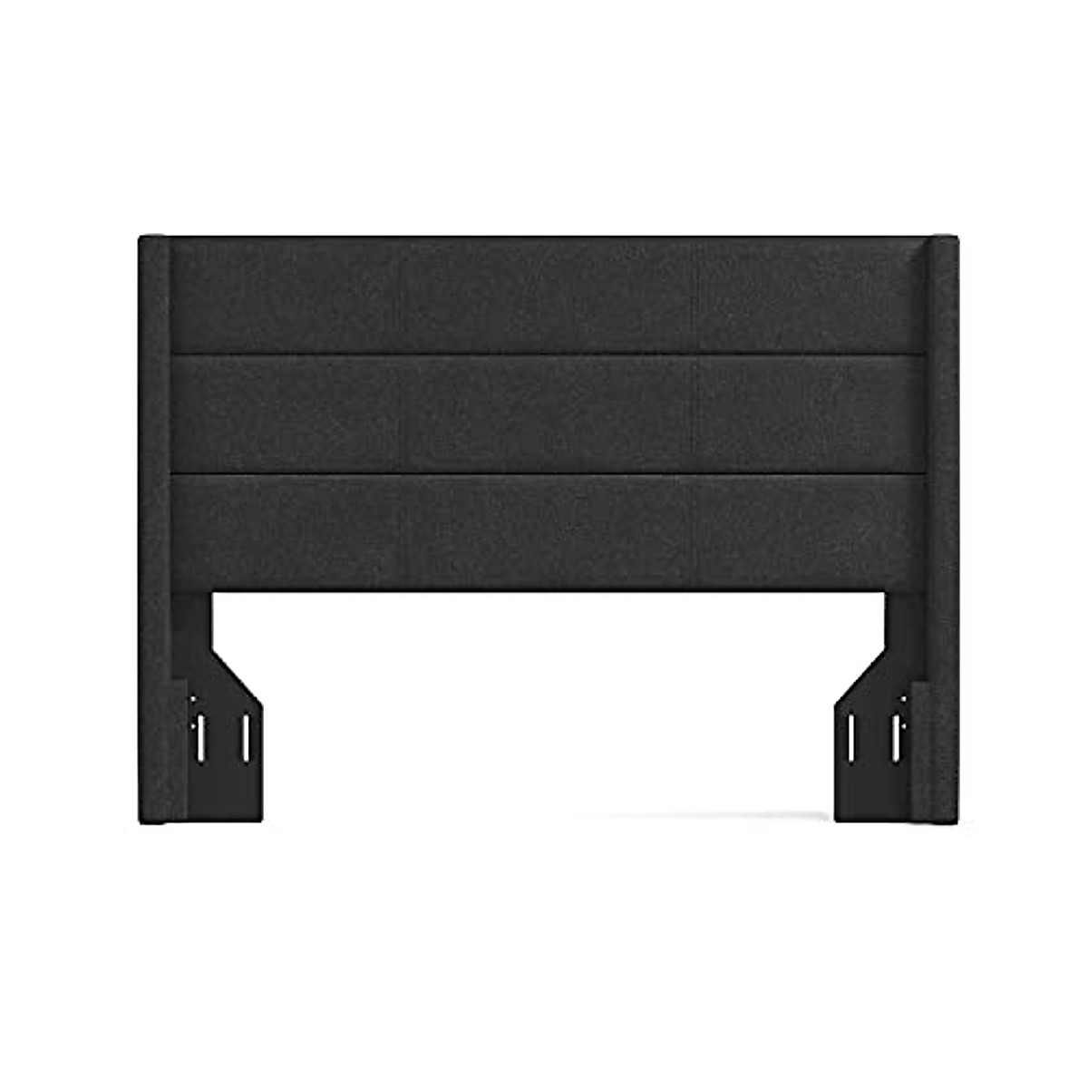 Glenwillow Home Pax Sleak Wingback Upholstered Headboard, Gray, Full/Queen