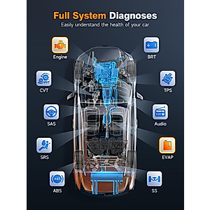 FOXWELL NT510 Elite fit for Honda/Acura Diagnostic Scanner, Full System OBD2 Scan Tool Car Code Reader, Bi-Directional Control All Service ABS Bleed Crankshaft Relearn Throttle TPS TPMS EPB Oil Reset