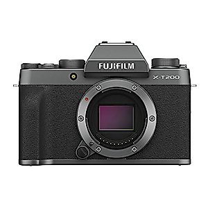 Fujifilm X-T200 Mirrorless Camera Body - Dark Silver