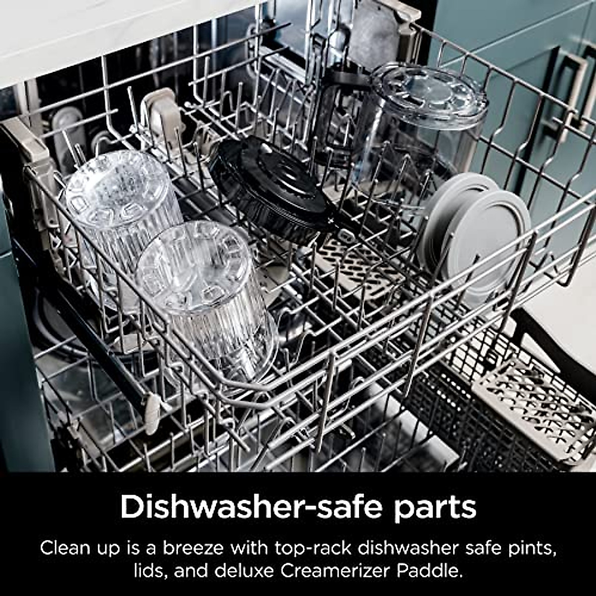 Ninja NC501 CREAMi Deluxe 11-in-1 Ice Cream & Frozen Treat Maker for Ice Cream, Sorbet, Milkshakes, Frozen Drinks & More, 11 Programs, with 2 XL Family Size Pint Containers, Perfect for Kids, Silver