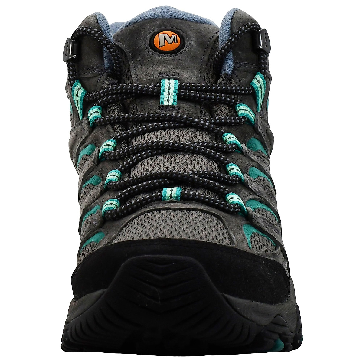 Merrell Women's J035850 Moab 3 MID WP Waterproof Hiking Shoe, Granite/Marine, 8 M