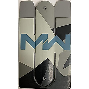 Call of Duty Modern Warfare Urban Camouflage Cell Phone Wallet w/Stand 3 in 1 Holds Credit Cards, Stand and Cord Keeper