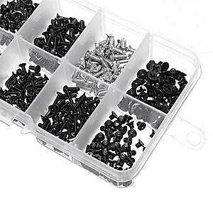 WAAZVXS 500Pcs Laptop Notebook Computer Screw Kit Set for IBM Hp Dell Lenovo Samsung Sony Toshiba Gateway Acer