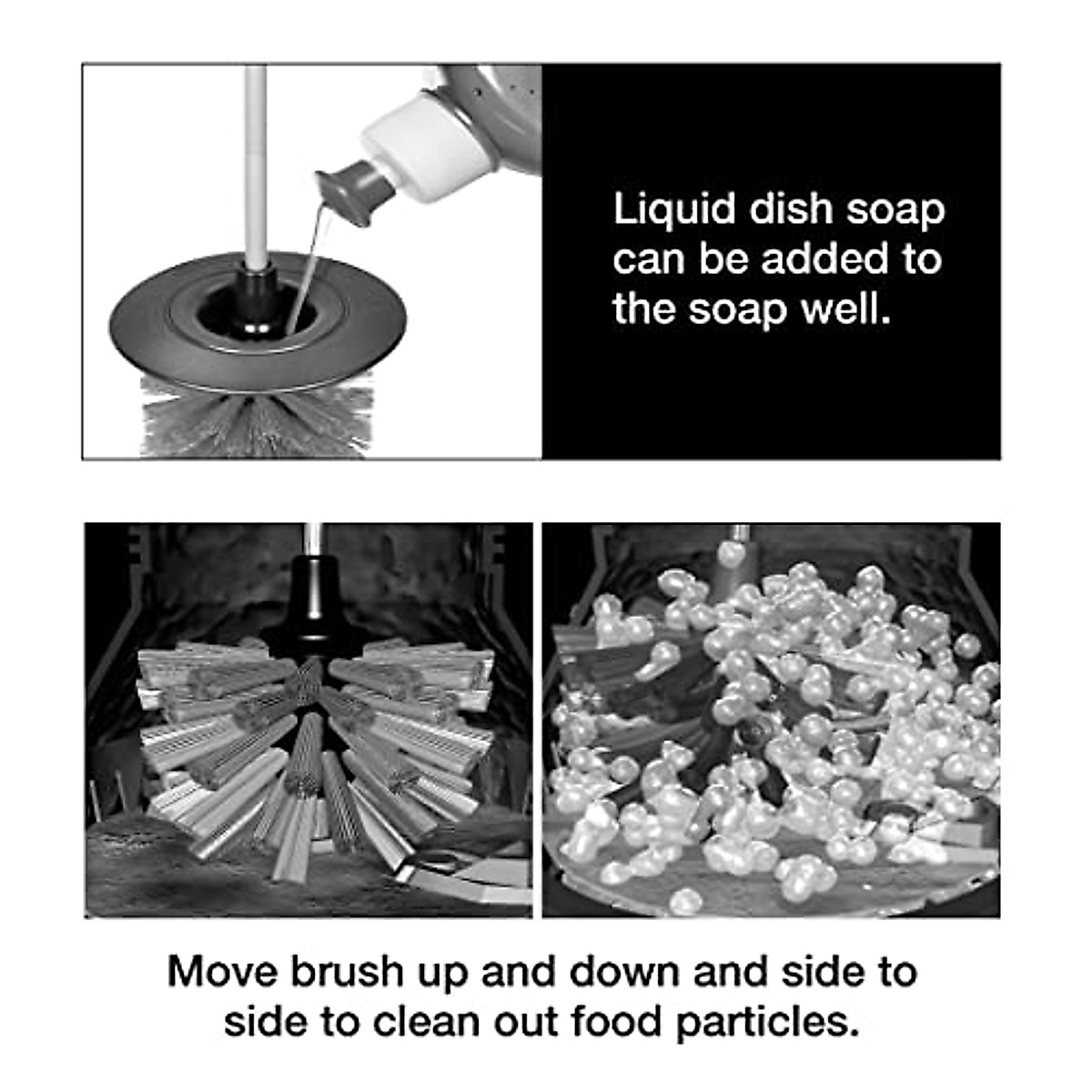 danco Next 3.7 in. W Plastic Garbage Disposal Brush - Case of: 1;