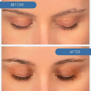 twenty/twenty beauty Get Growing Lash & Brow Serum, Made in USA with Castor Oil for Longer, Fuller, Thicker Looking Lashes, Natural and Physician Developed (0.33 Fl Oz)