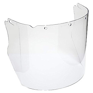 Msa Safety Sales V-Gard 8"" X 17"" X .098"" Clear Propionate Faceshield