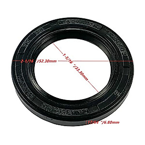 POWER PRODUCTS 2PCS Crank Case Crank Shaft Oil Seal for Honda GX340 11HP GX390 13HP 35X52X7 for Predator 13HP 420cc for Champion 389CC 420CC Gas Generator for Duromax 16HP 18HP Gas Engine