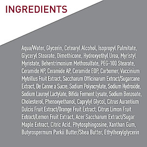 CeraVe Moisturizing Cream for Diabetics’ Dry Skin | Urea Cream with Bilberry for Face and Body | Fragrance Free & Paraben Free | 8 Ounce