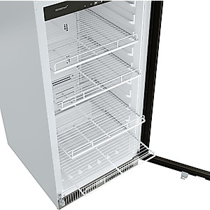 EdgeStar VBM91SS 24 Inch Wide 9.53 Cu. Ft. Commercial Beverage Merchandiser With Temperature Alarm and Reversible Door