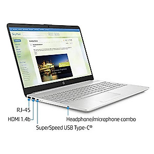 2021 HP Flagship 15.6” HD Laptop Computer, AMD Ryzen 3 3250U up to 3.5GHz (Beat Intel i5-7200U), 8GB RAM, 128GB SSD+1TB HDD, HD Webcam, Remote Work,WiFi, Bluetooth 4.2, HDMI, Win10 S, w/Marxsol Cables