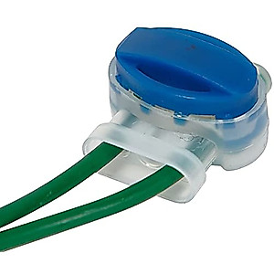 EMBerg 314 (20 Pack) IDC Waterproof Electrical Wire Connector (2 or 3 Wire) for Direct Burial Applications for Robotic Lawn Mowers, Invisible Pet Fences, Irrigation Applications…