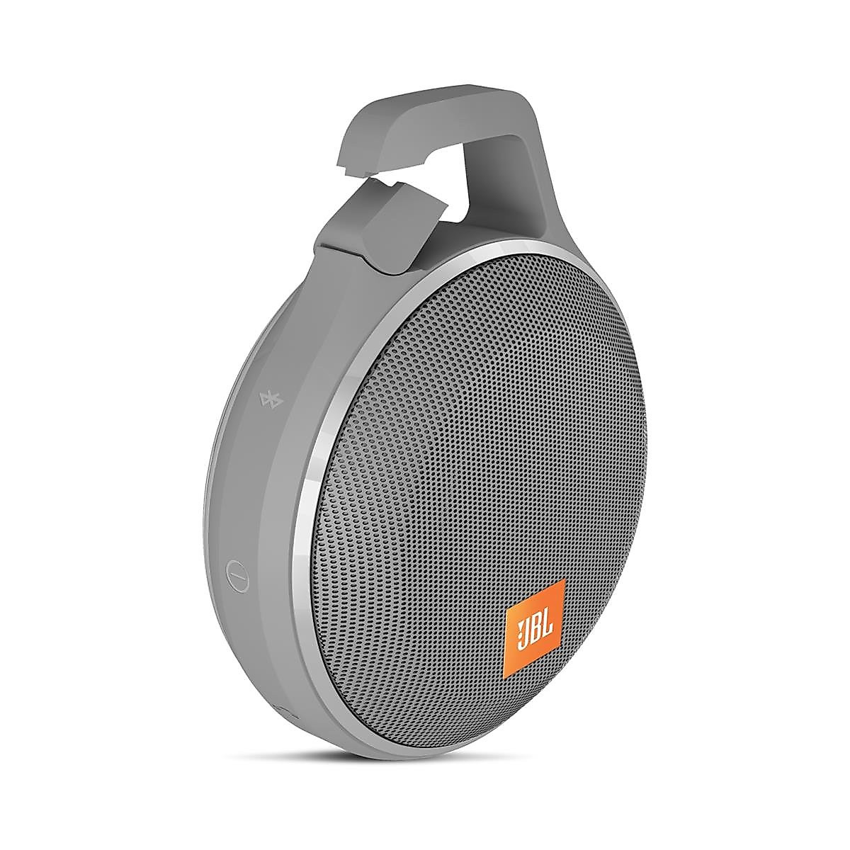 JBL Clip+ Splashproof Portable Bluetooth Speaker, Gray