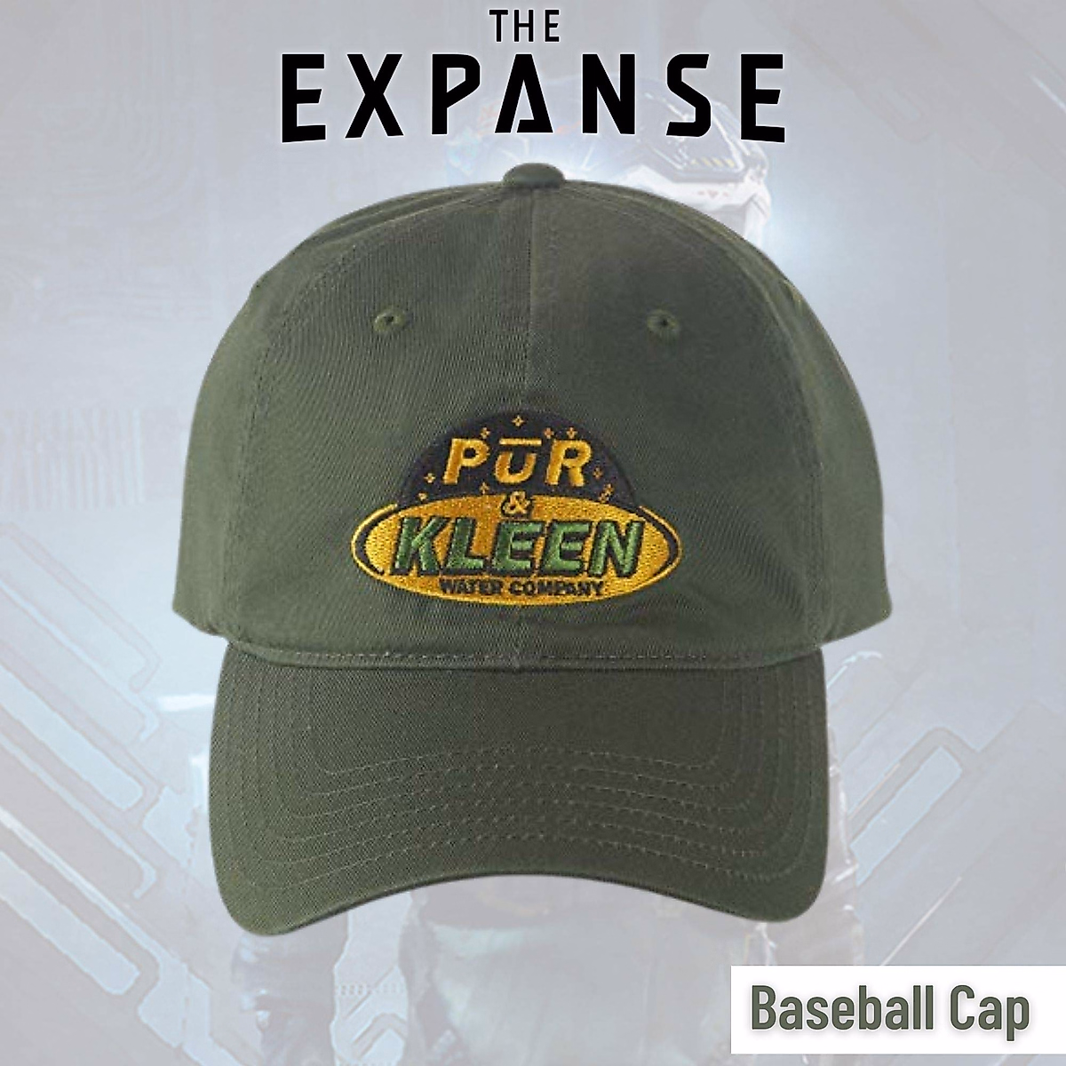 Concept One Amazon Studios The Expanse Amazon PUR & KLEEN Water Company Dad Hat, Green, One Size