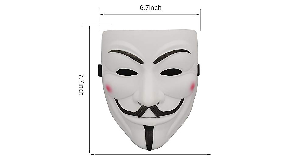 V for Vendetta Mask for Kids - Perfect Halloween Costume