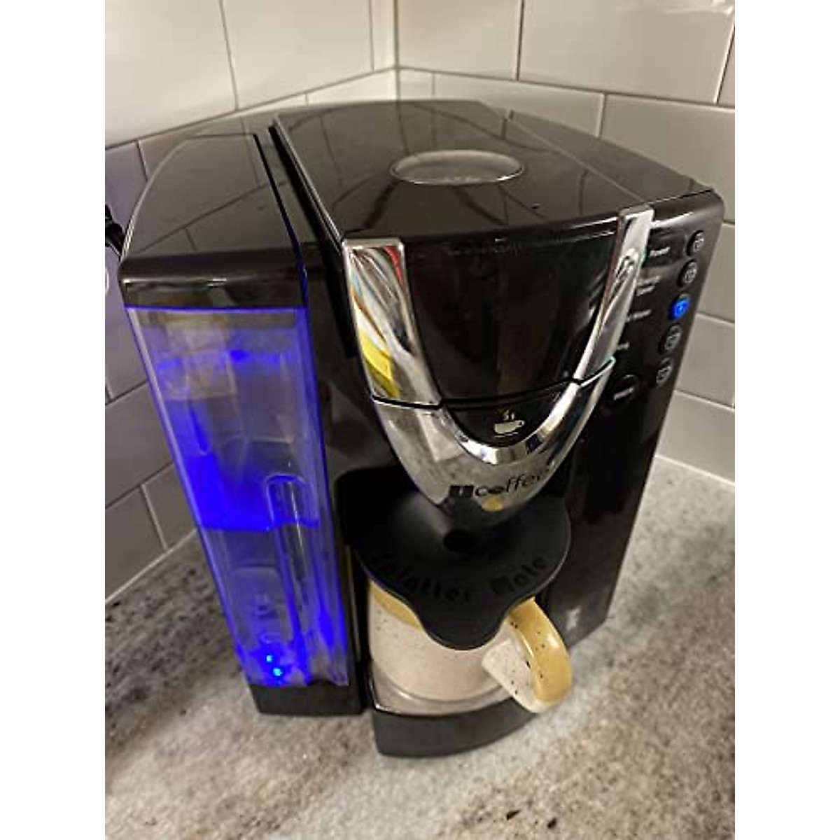 Splatter Mate, Keep your coffee maker and counter clean, Black