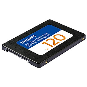 PHILIPS 120GB 2.5” SATA III Internal SSD, Solid State Drive, Up to 550MB/s Read