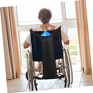 Cabilock Wheelchair Oxygen Holder Oxford Cloth Bag Oxygen Cylinder Holder Oxygen Tank Pouch Easy to Carry