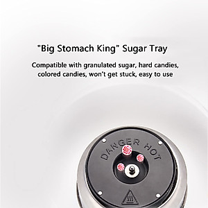 WLL-DP Mini Cotton Candy Machine, Portable Household Candy Floss Maker, for Birthday Festival Family Party Homemade Sweets Chic Gift