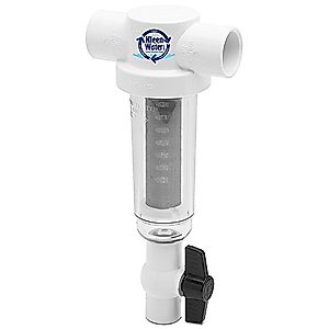 Rusco Vu-Flow, Campbell and Lakos Alternative Spin Down Filter, 500 Mesh Sand and Sediment Filter, 1 Inch PVC Female Slip Fit Connection by KleenWater