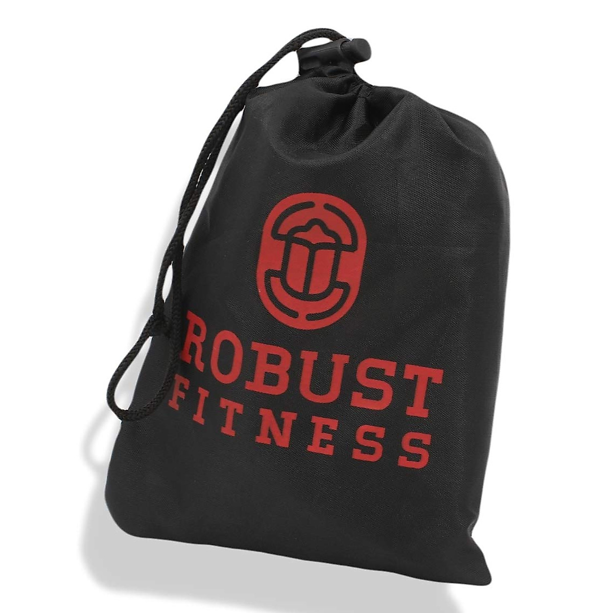 ROBUST FITNESS Genuine Leather Hand Grips for Gymnastics & Cross-Training, Pull-ups, Weightlifting, WODs with Neoprene Wrist warps. Palm Shield from Rips & Blisters. (Red, Medium)