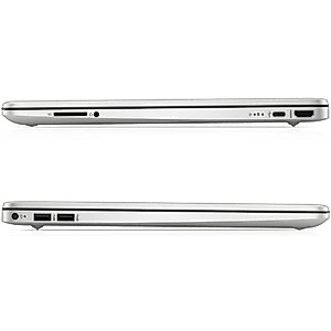 HP 15-ef2040tg 15.6 Inch Full HD Anti-glare IPS Laptop AMD Ryzen 5 8GB DDR4 RAM 512GB SSD Radeon Graphics Webcam Backlit Keyboard for Desk Work, Windows 11 Home in S Mode, Natural Silver (Renewed)