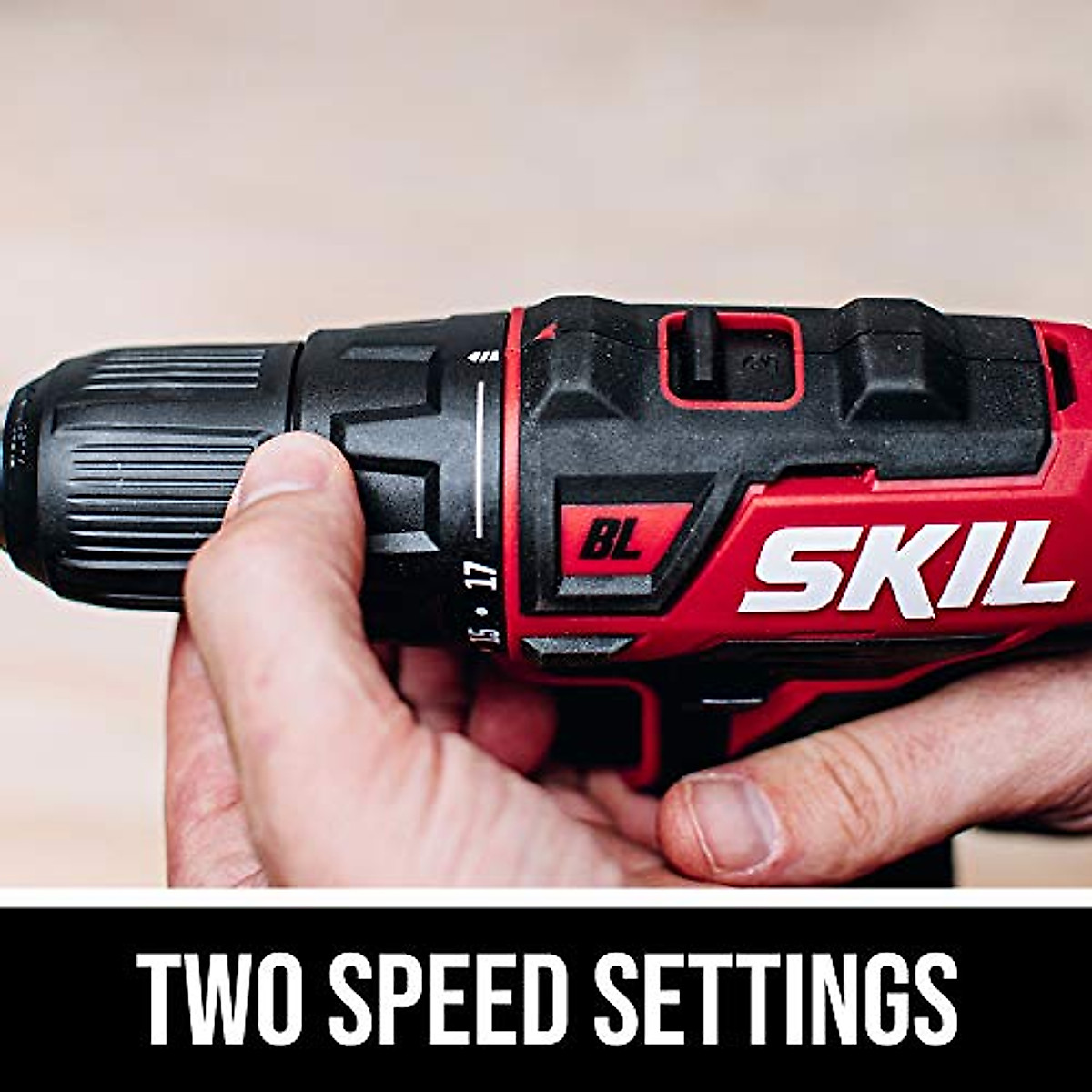 SKIL PWR CORE 12 Brushless 6-Tool Combo Kit, Included 4.0Ah Lithium Battery, 2.0Ah Lithium Battery and PWRJump Charger - CB7434-21