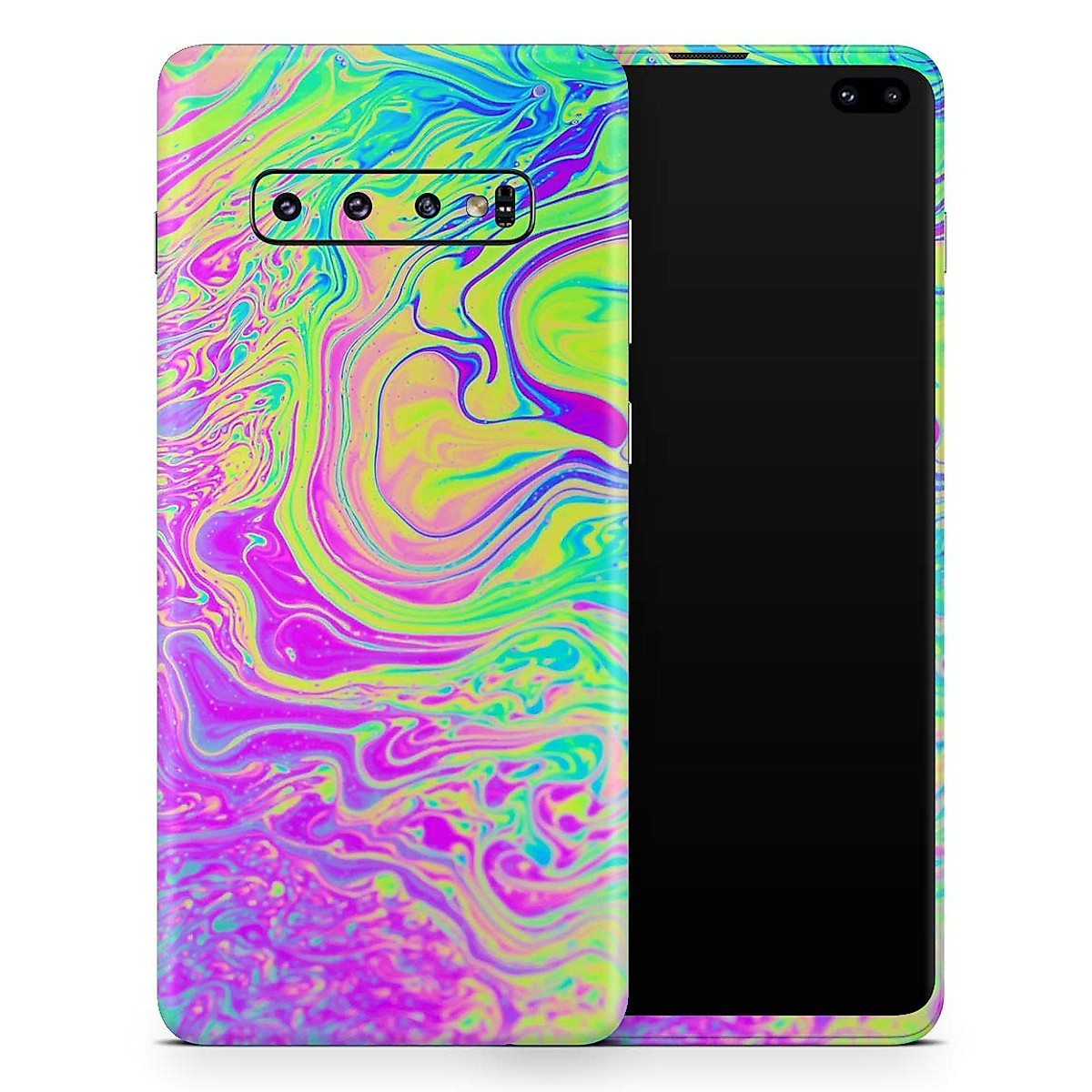 DesignSkinz Neon Color Fushion Protective Vinyl Decal Wrap Skin Cover Compatible with The Samsung Galaxy S20 (Screen Trim & Back Glass Skin)
