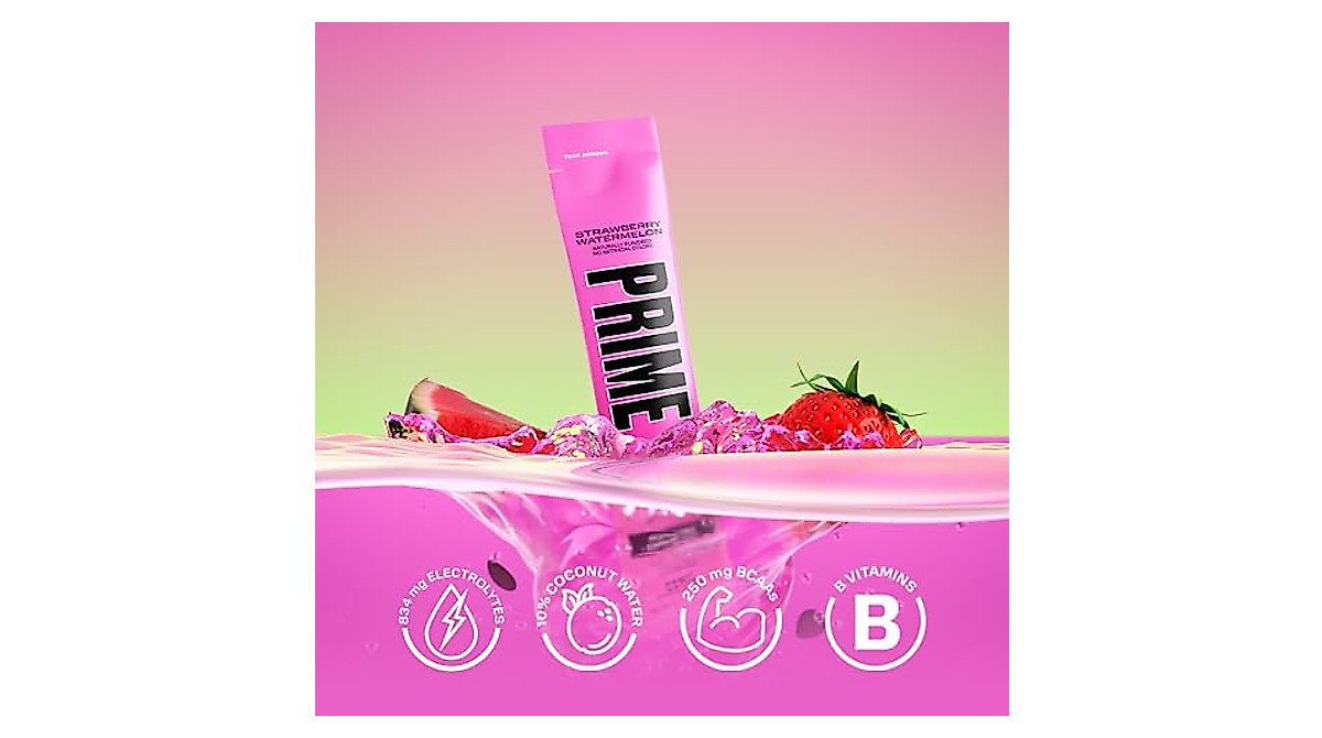 Prime Hydration+ Electrolyte Drink Mix - Strawberry Watermelon